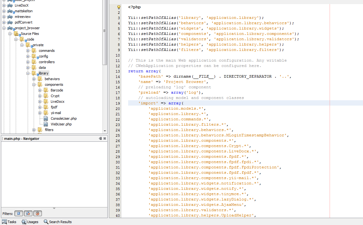 Importing Components General Discussion Yii Framework Forum